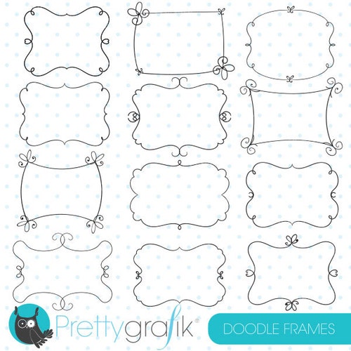 Chalkboard Doodles Clipart Commercial Use Vector Graphics - Etsy