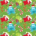 Christmas Monsters Digital Paper, Commercial Use, Scrapbook Papers ...