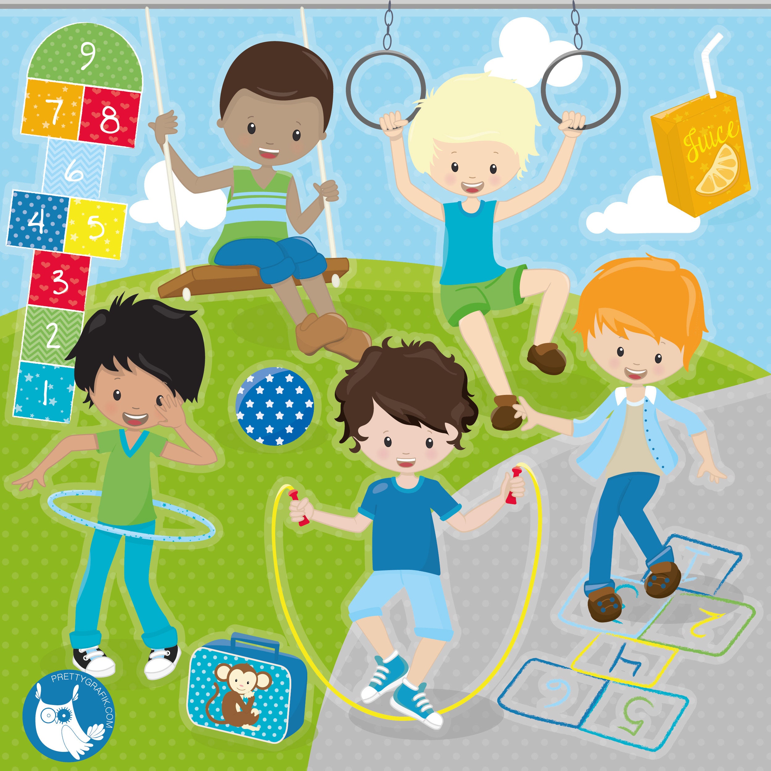 School Recess Clipart