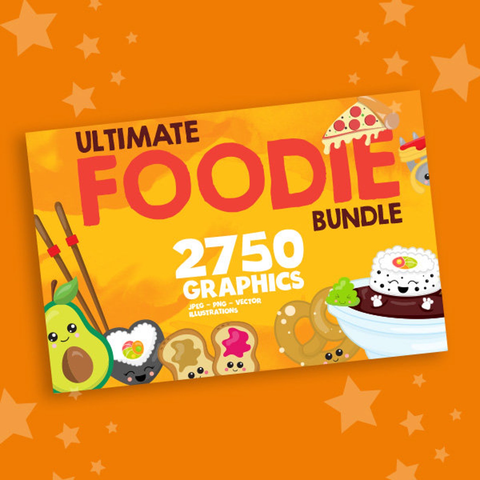 Foodie BUNDLE Graphic Set Beverage Clipart Commercial Use - Etsy