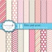 18 Bright Colors Digital Paper, Commercial Use, Scrapbook Patterns ...