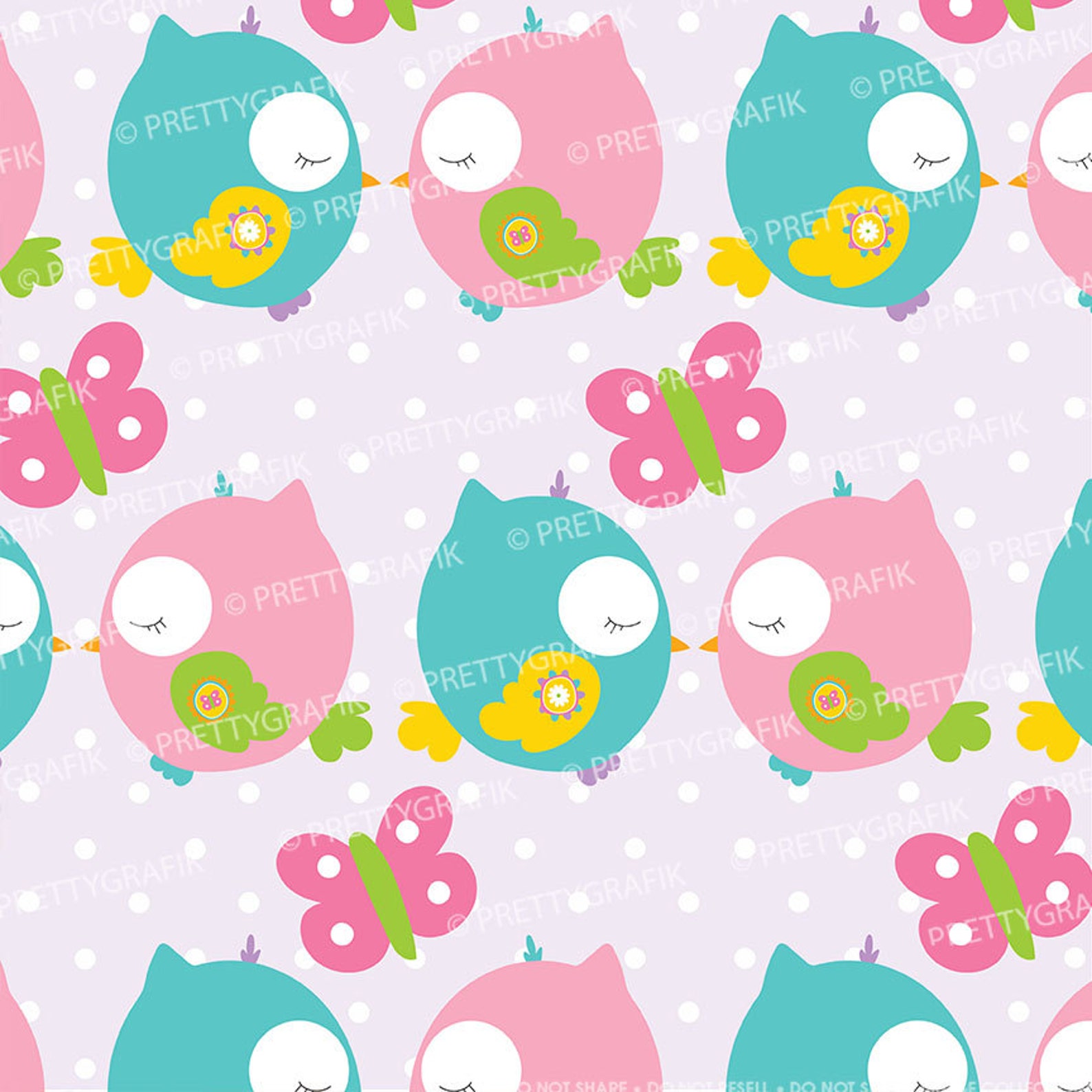 Owls Digital Paper Commercial Use Scrapbook Papers - Etsy