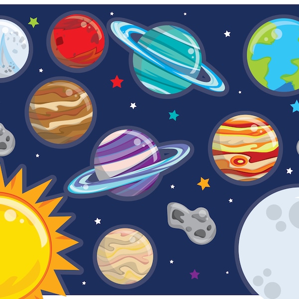 Solar System Art - Etsy