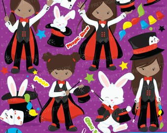 Magic Show Clipart | Etsy