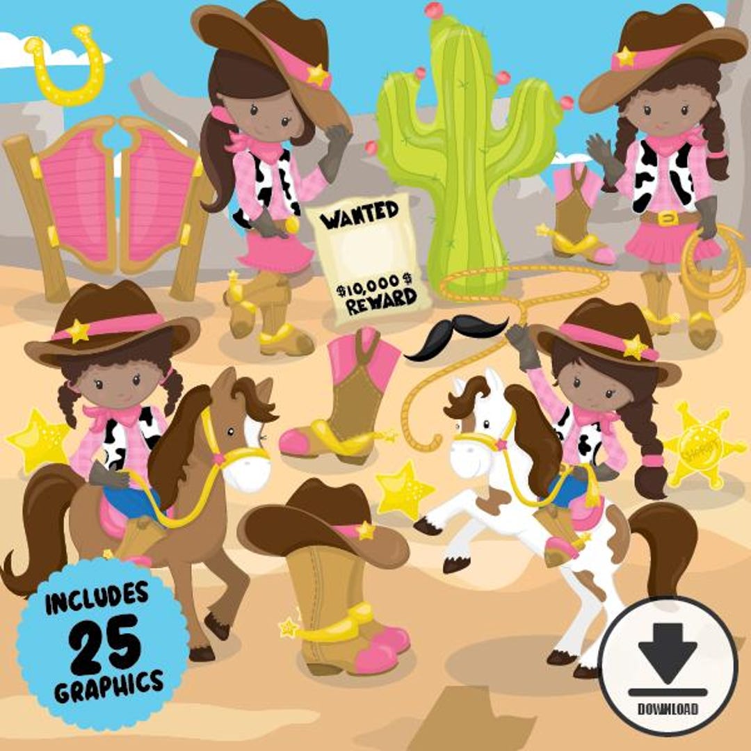 Fiesta de vaqueras Clipart / caballo png, gráficos, imprimible, uso ...