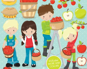 Apple Orchard Clipart-digital Clipart-png Clip Art-digital - Etsy Canada