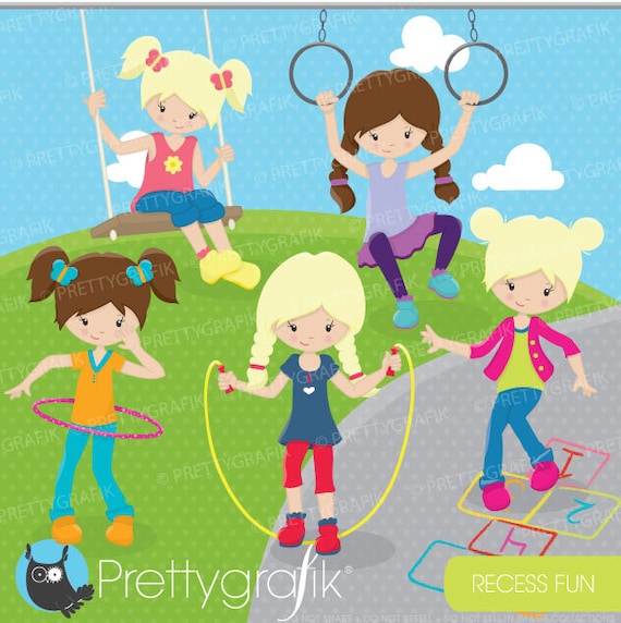 Recess Playground Clip Art