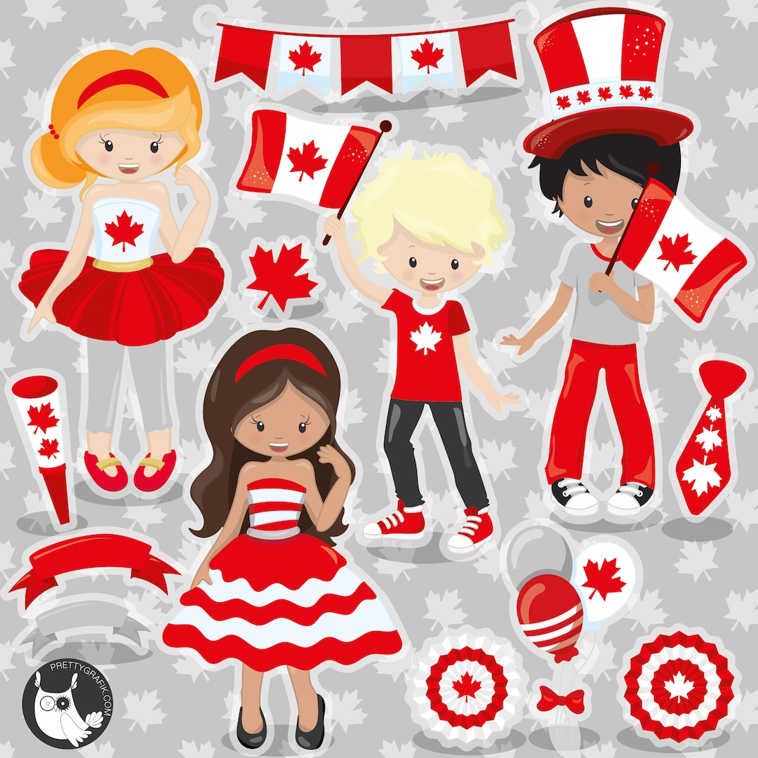 Canada Day, Clipart, Clipart Commercial Use, Vector Graphics, Clip Art ...