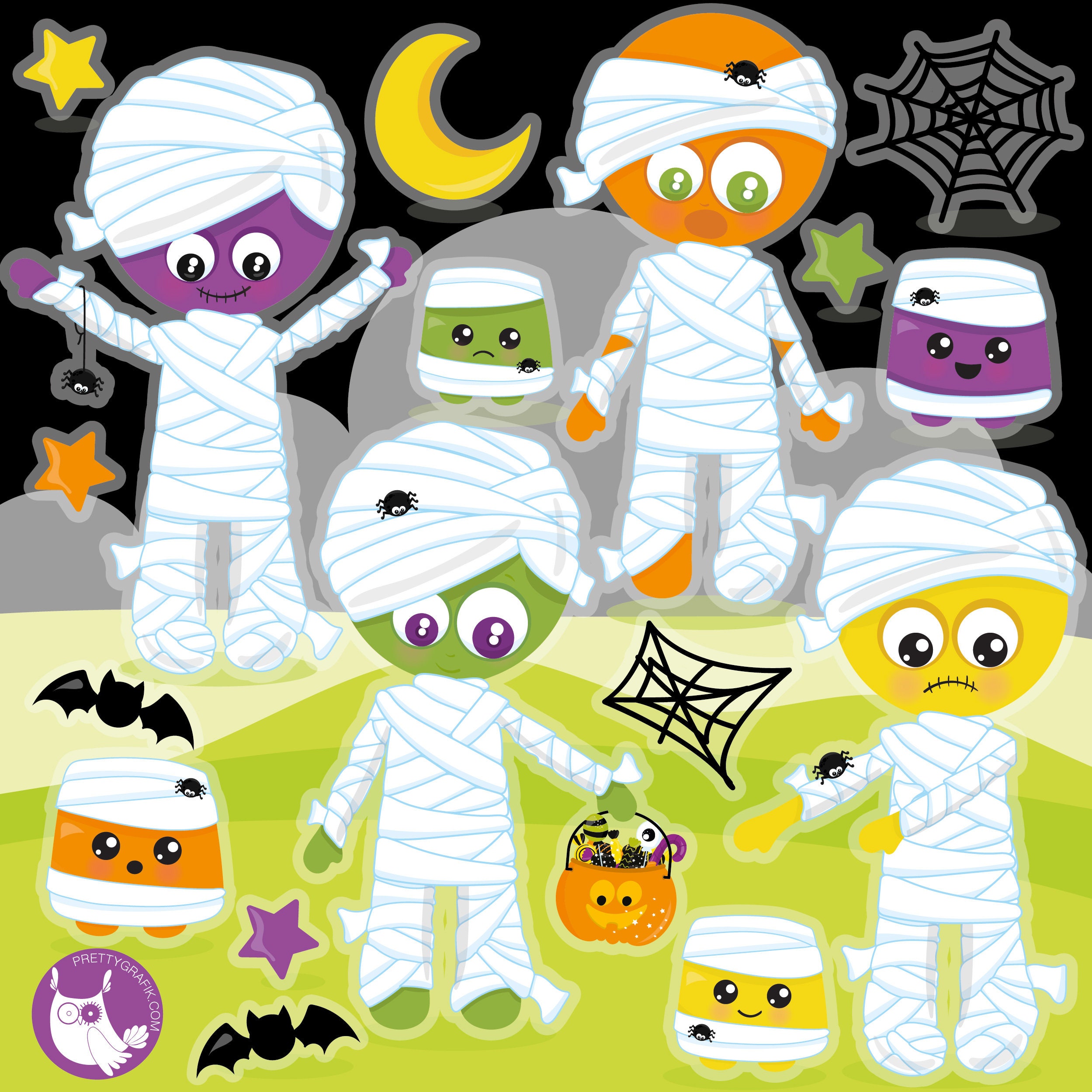 Halloween Mummy Clipart