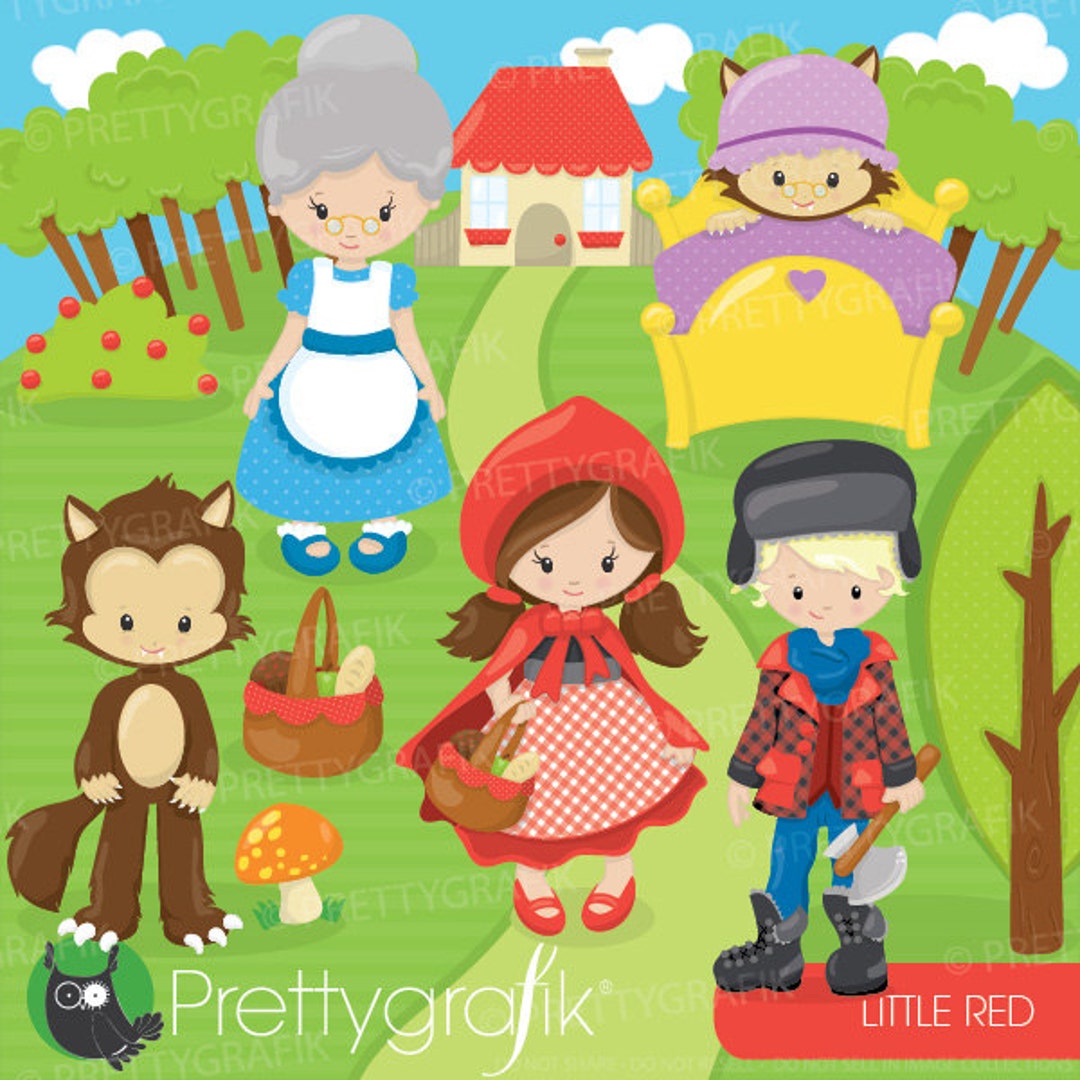 Little Red Riding Hood Clipart