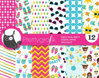 Pool Party Papers - Etsy