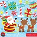 Santa Clipart Commercial Use, Christmas Clipart, Santa Claus Clipart ...