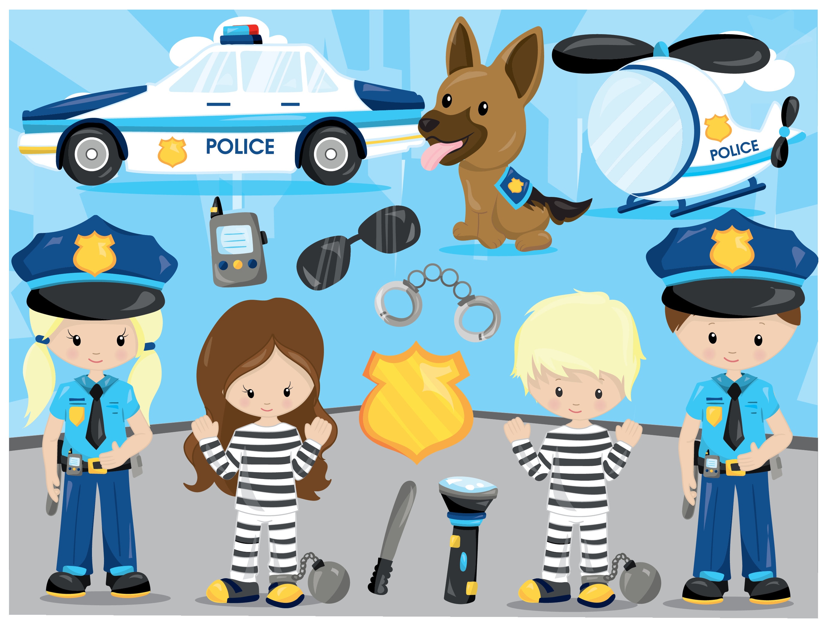 Polizeikontrolle Clipart School