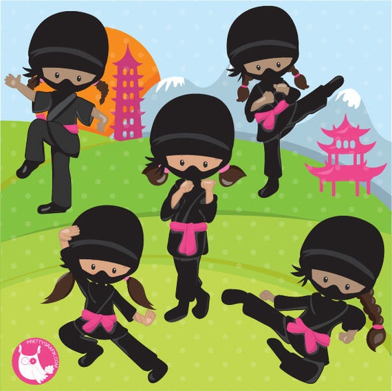 Girl Ninja Clipart Images