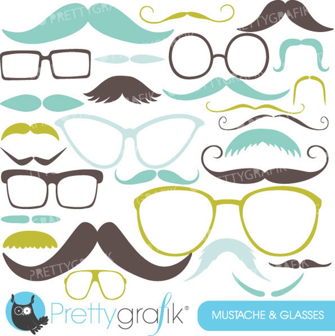 Moustache Prop, Mustache Clipart Commercial Use, Vector Graphics ...