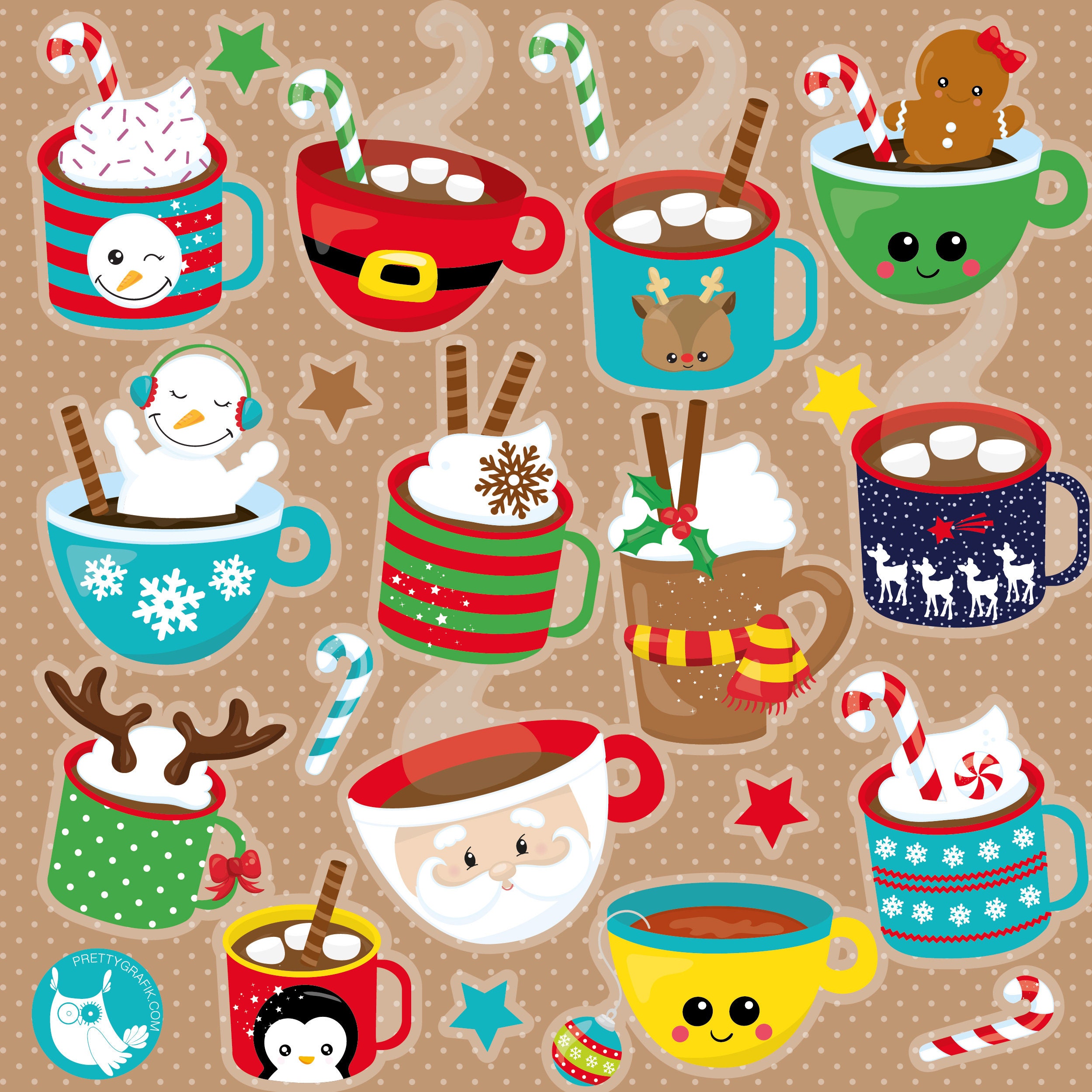 Christmas Mug Clipart