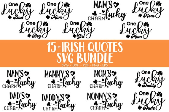 Lucky One SVG pack, SVG files, DXF, clipart commercial use, clipart ...