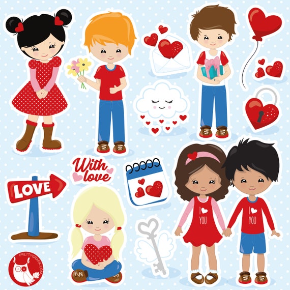 Happy Valentines Day, clipart, clipart commercial use, vector graphics ...