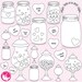 Kawaii Ghost Clipart Commercial Use, Vector Graphics, Digital Clip Art ...
