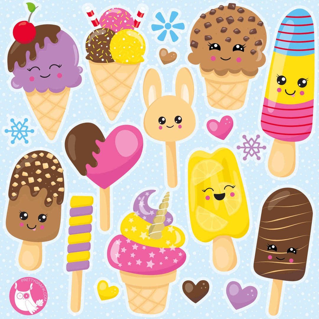 Ice Cream, Clipart, Clipart Commercial Use, Vector Graphics, Clip Art ...