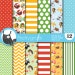 Woodland Animals Digital Paper, Commercial Use, Scrapbook Patterns ...