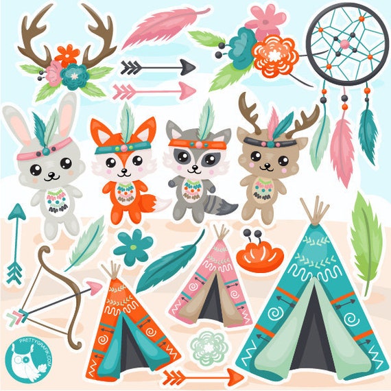 Tribal animals clipart commercial use, clipart, vector graphics ...