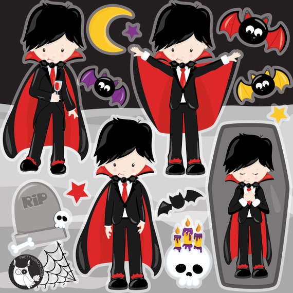 Vampire Boy, clipart, clipart commercial use, vector graphics, clip art ...