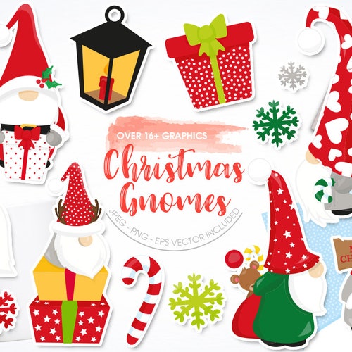 Christmas Stockings Clipart Commercial Use Vector Graphics - Etsy