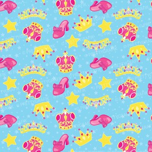 Princess Digital Paper, Commercial Use, Scrapbook Patterns, Background ...