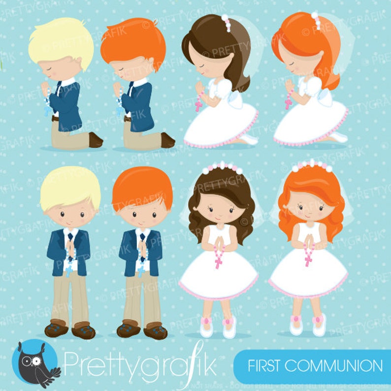 First Communion Clipart Commercial Use Christian Clipart - Etsy