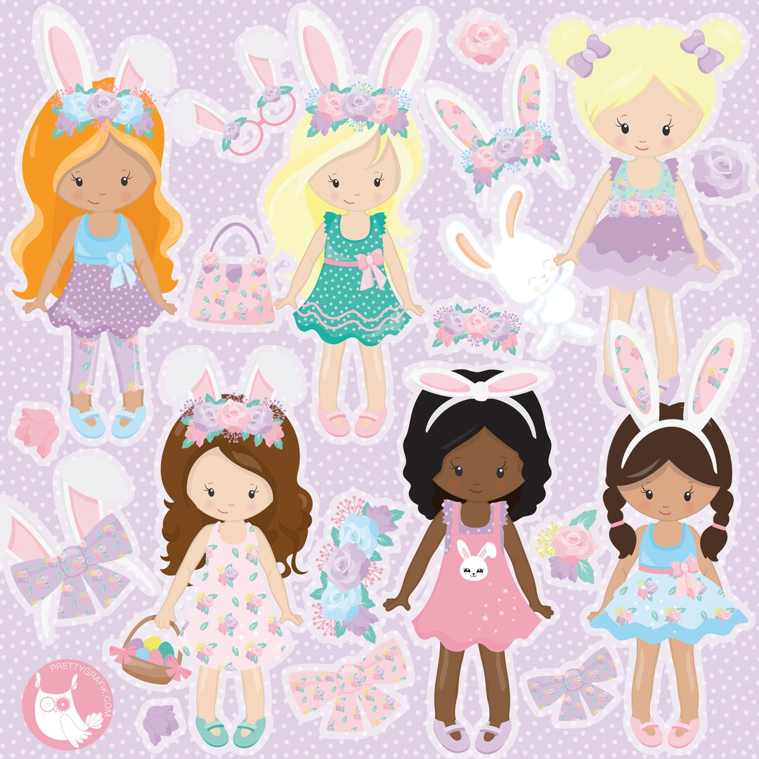 Easter Fashion, Clipart, Clipart Commercial Use, Vector Graphics, Clip ...