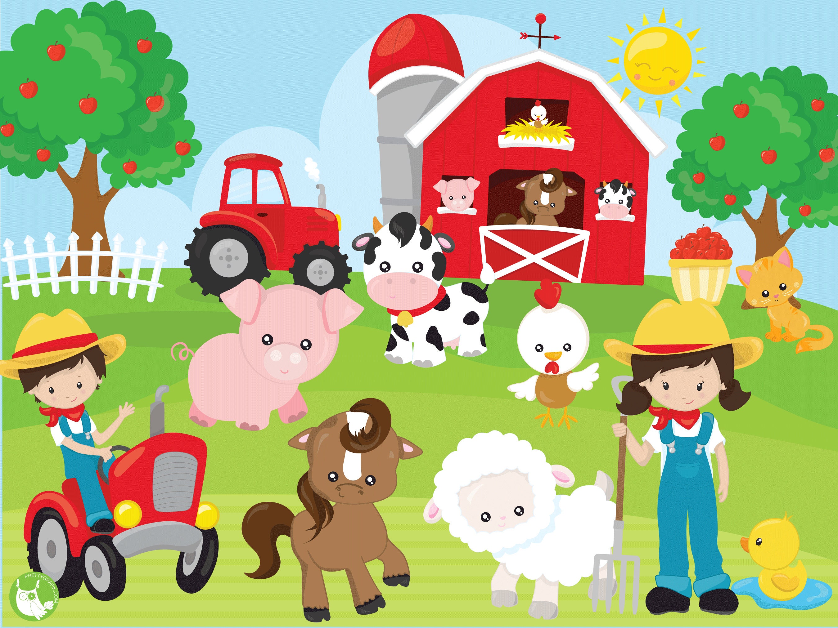 Farm Clipart For Kids