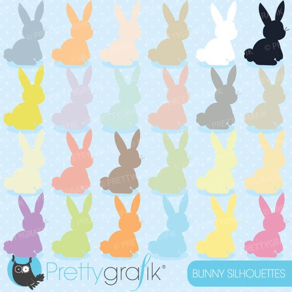 bunny rabbit clipart commercial use, vector graphics, digital clip art ...