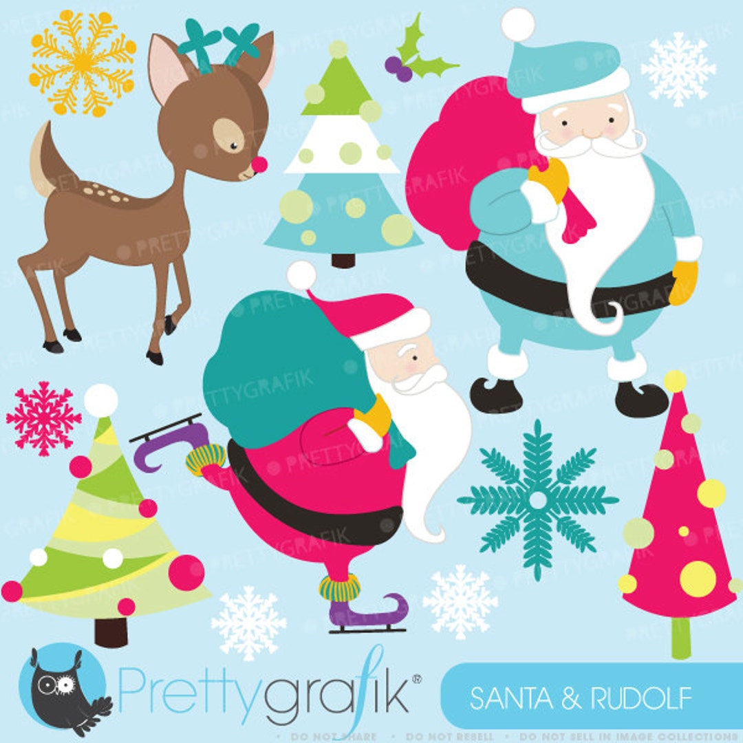 Christmas Clipart Commercial Use, Vector Graphics, Digital Clip Art ...