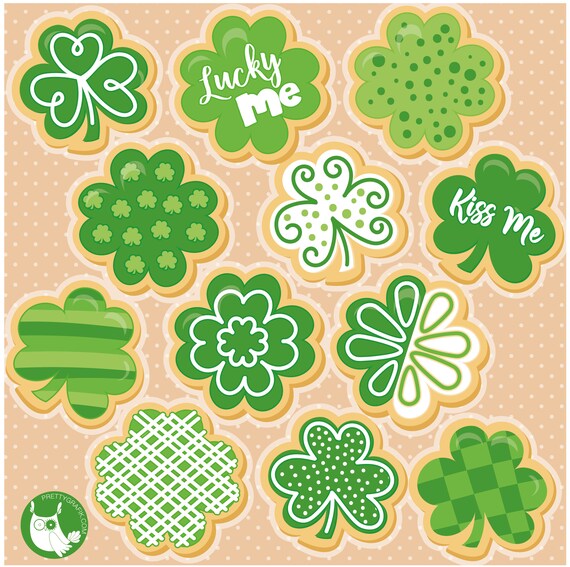 St Patrick's Day Cookies 2, clipart, clipart commercial use, vector ...