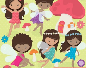 Fairy Clipart Commercial Use Vector Graphics Digital Clip - Etsy