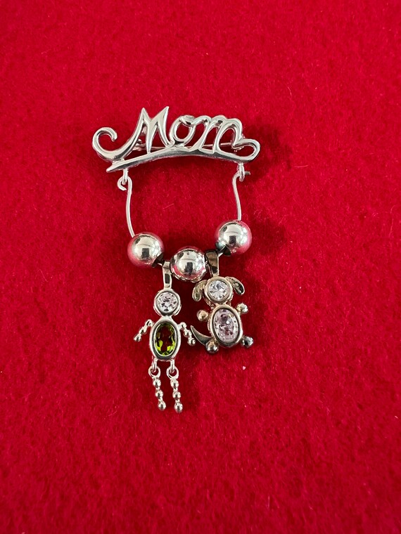 Vintage mom charm holder - Gem