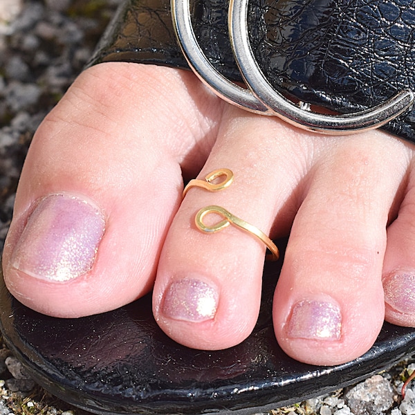 Double Toe Rings - Etsy