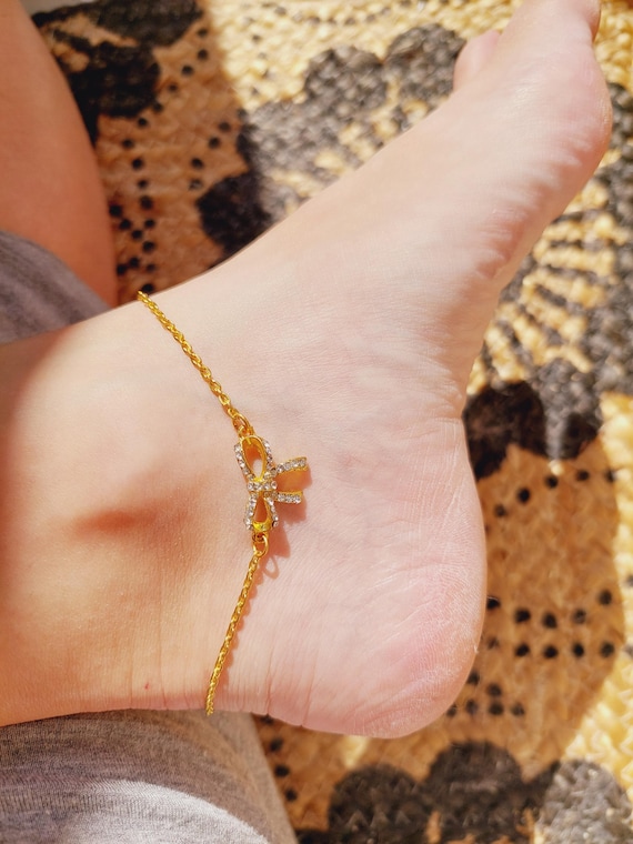 Ribbon anklet store