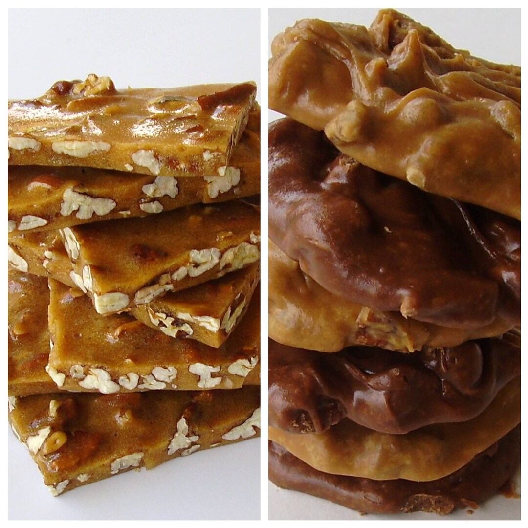 6 Original Pralines 6 Milk Chocolate Pralines & 1 Lb Pecan Brittle - Etsy