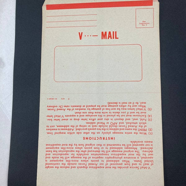 Wwii V Mail - Etsy
