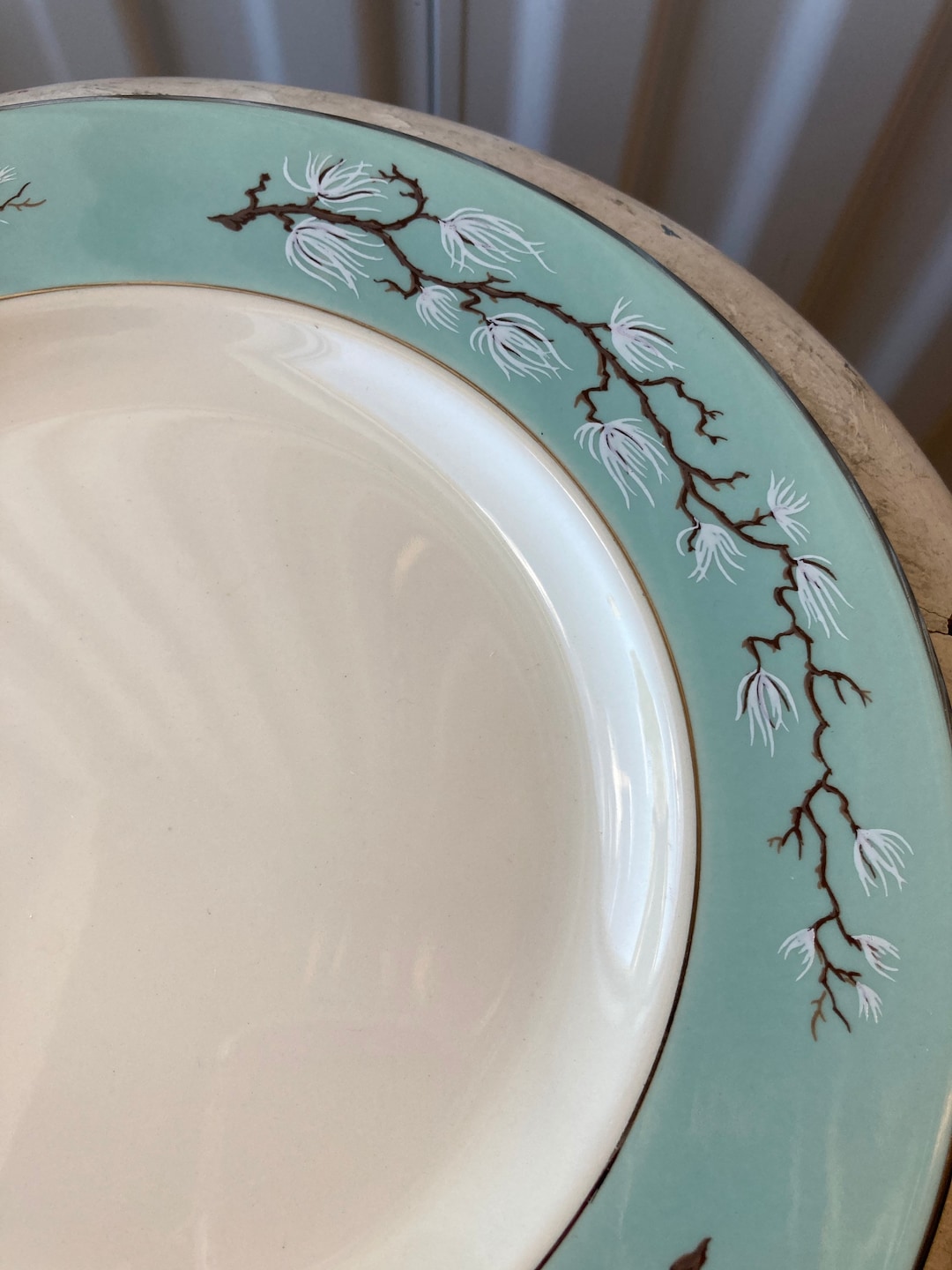 Homer Laughlin Shanghai/cottonwood/cv116 Pattern Dinner Plate - Etsy