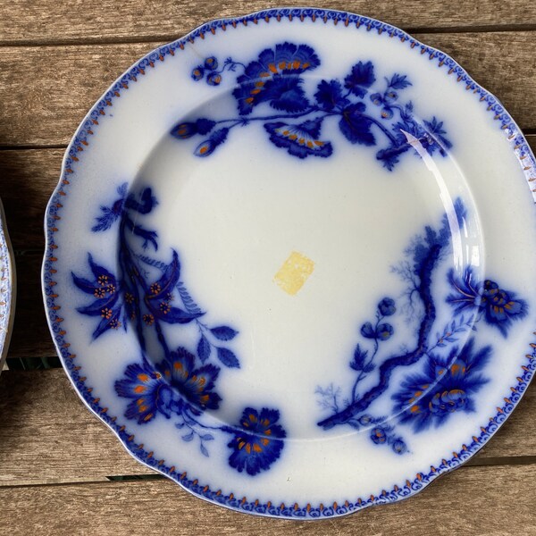 Flow Blue Dinner Plates - Etsy