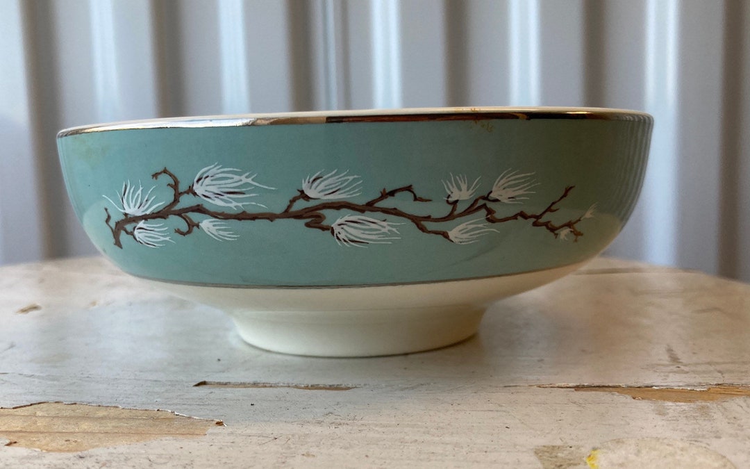 Homer Laughlin Shanghai/cottonwood/cv116 Pattern Coupe Cereal Bowl - Etsy