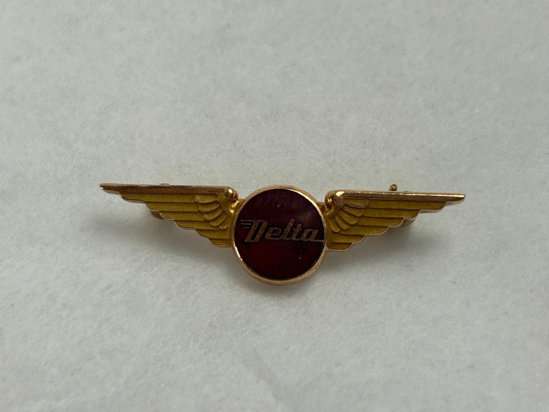 10K Delta Airlines Employee Anniversary Pin (4) - Etsy