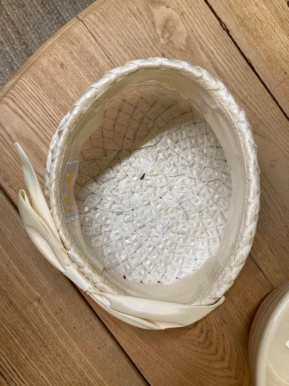 Straw Dress Hat Late 1950s/Early 1960s - Gem