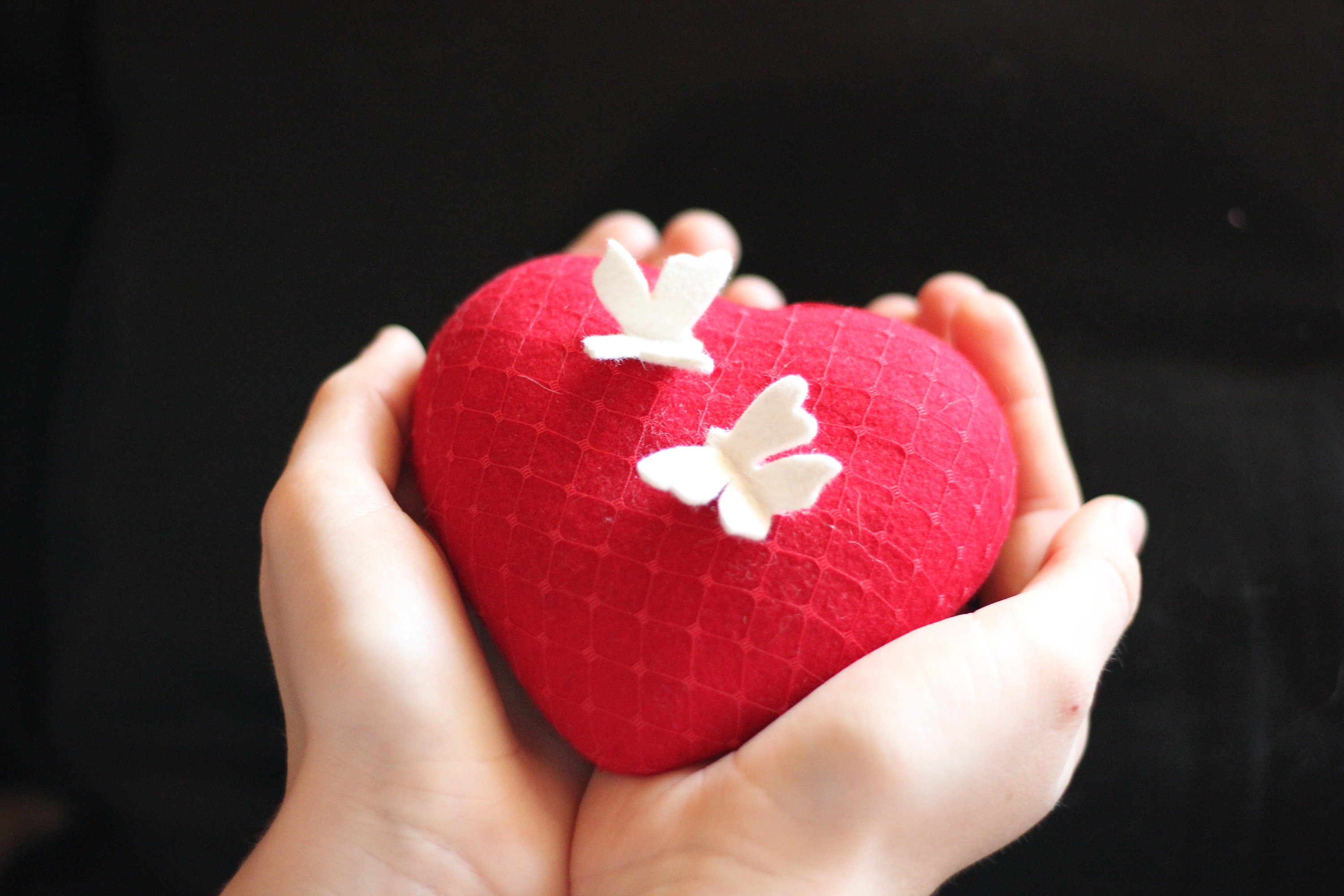Red Heart Beret Hat Little Girls Mini Top Hat Girls - Etsy
