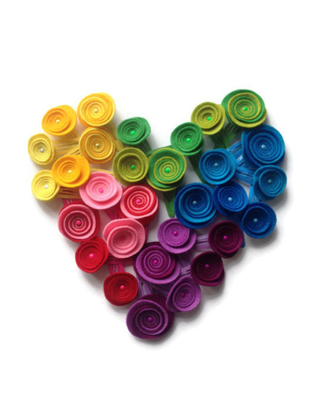 2 Lollipop Hair Clips Sweet Candy Hair Clips Cute Girls Hair - Etsy