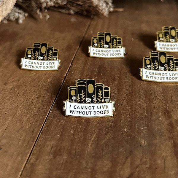 Book Enamel Pins - Etsy