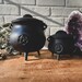 Large Black Cauldron Black Cast Iron Cauldron Witchy Decor - Etsy